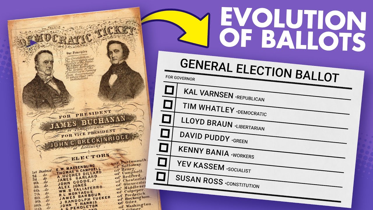 How ballots used to look: a history - YouTube