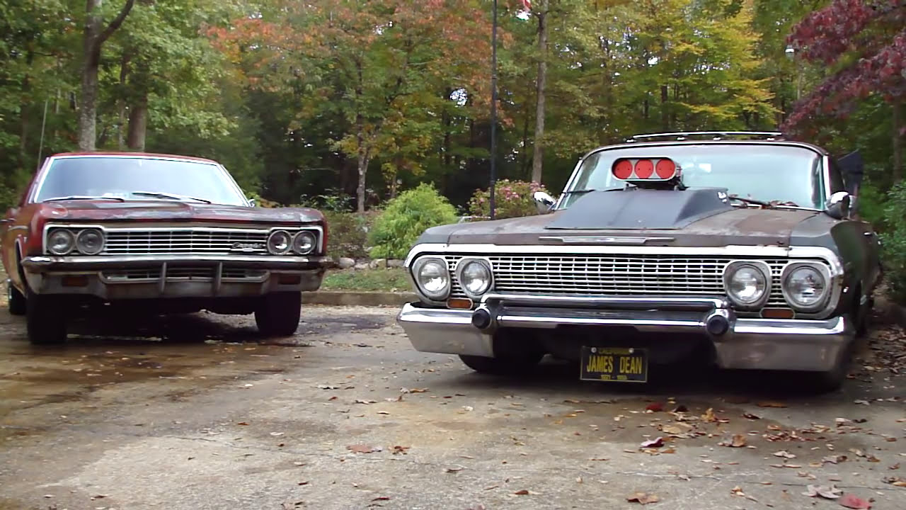 "JUNKYARD HEAVEN" 66 iMPALA 396 JUST RESCUED NOW CLEAN WALK AROUND ...