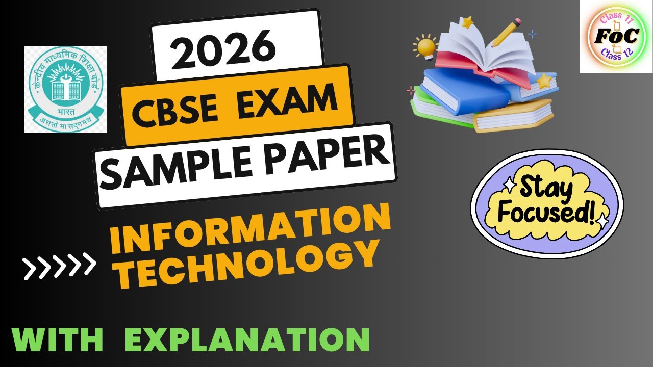 2026 CBSE Sample Paper | Class 12 Information Technology IT 802 #cbse # ...