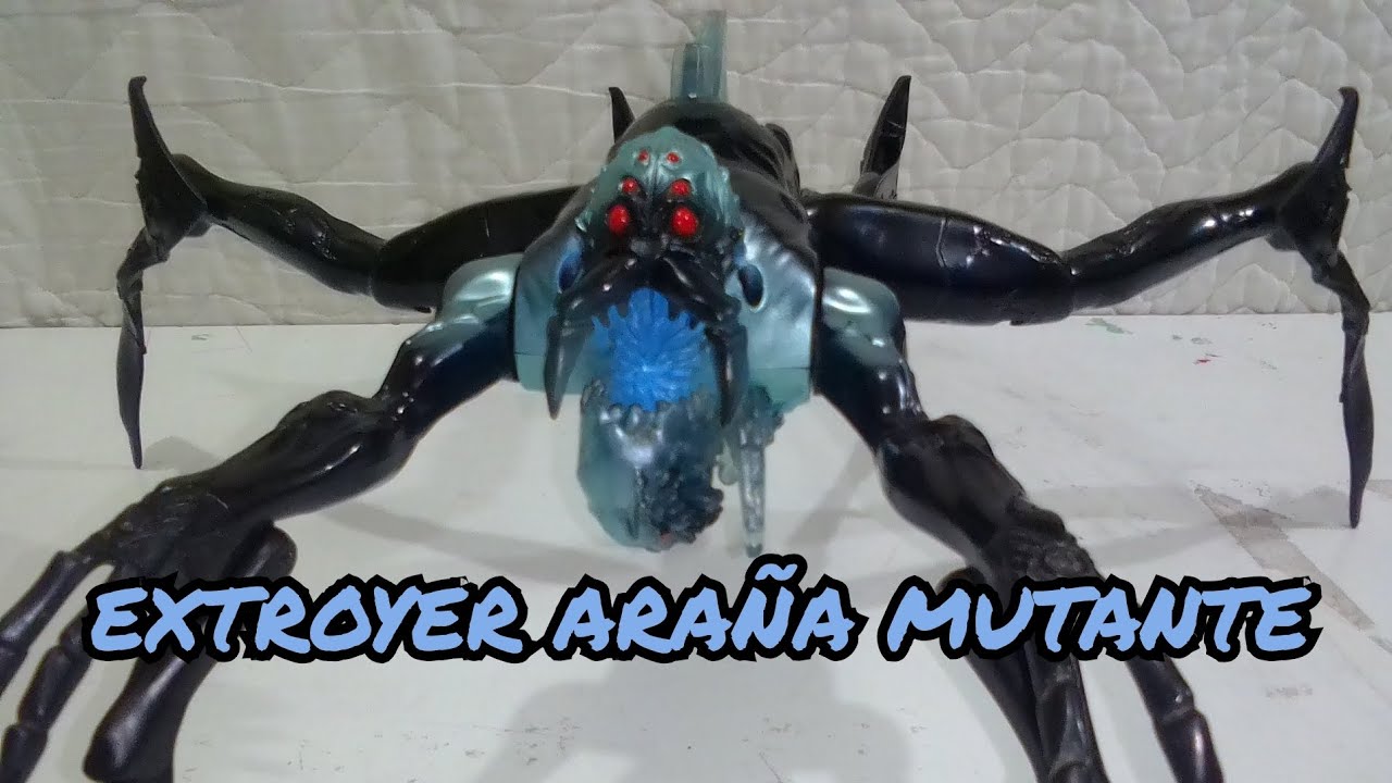 Max Steel Extroyer Araña Mutante Review - YouTube