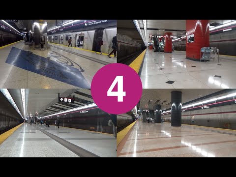 All TTC Line 4 Sheppard Station Tours - YouTube