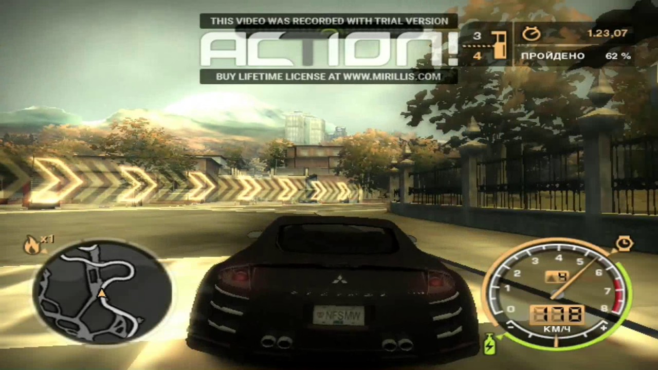 NFS MW Mitsubishi Eclipse - YouTube