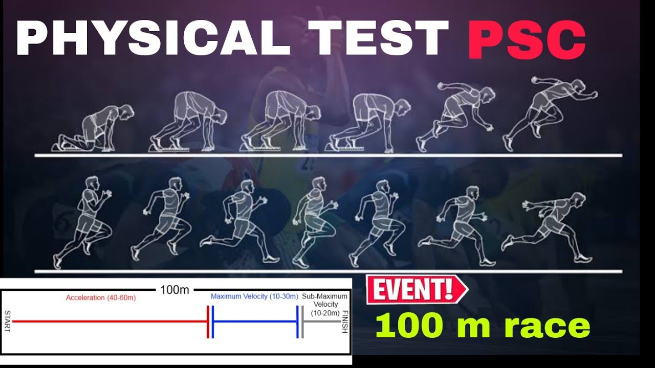HOW TO PASS PHYSICAL TEST?? EVENT 1|100 M RACE|PSC PHYSICAL|CPO|WCPO ...