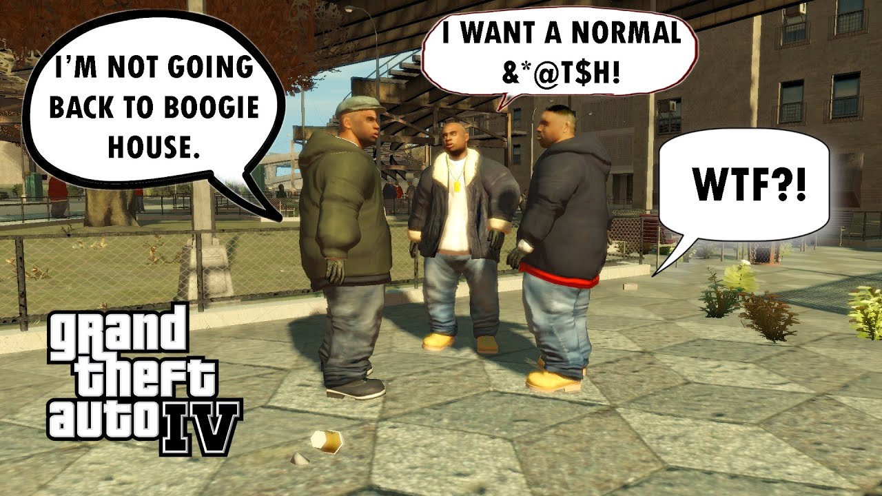 Funny NPC Conversations - Fat Hustlers | GTA IV - YouTube