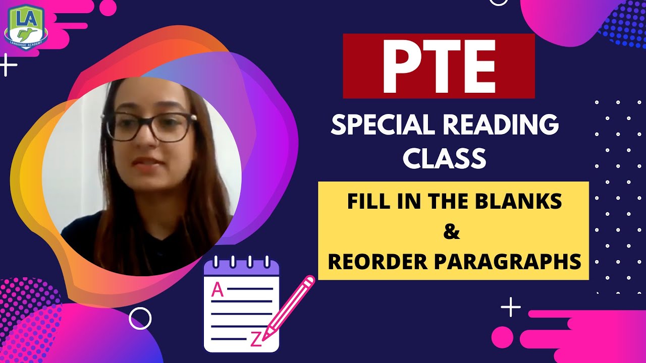 PTE Reading Practice Class | Fill in the Blanks | Reorder Paragraph ...