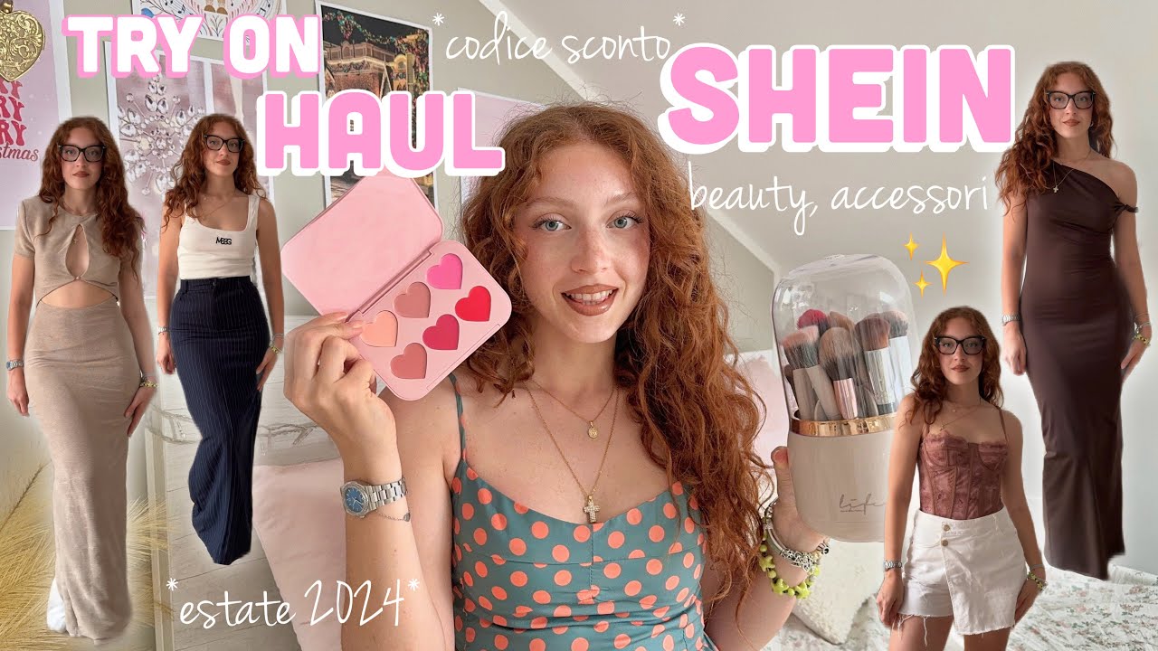 TRY ON HAUL SHEIN estivo 💸 beauty, accessori, vestiti | *codice sconto ...
