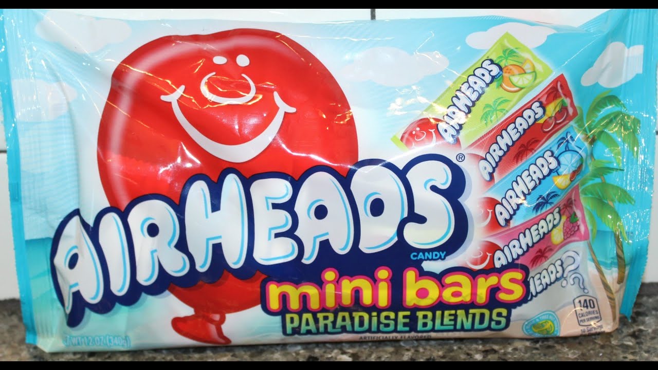 Airheads Paradise Blends: Blue Hawaiian, Cherry Pineapple, Raspberry ...