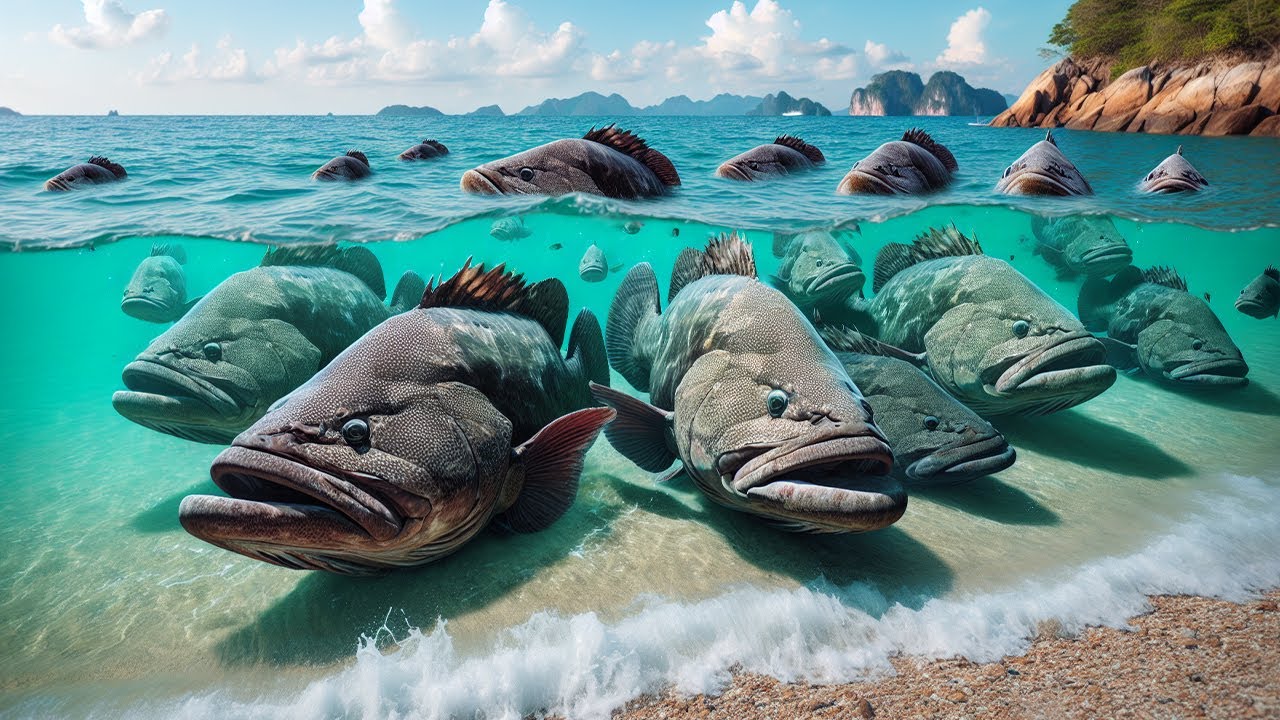 Groupers & Eels: Groupers are everywhere and eels are scurrying all ...