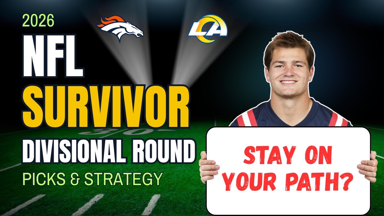 NFL Survivor Picks Divisional Round | Stay on Your Path? - YouTube