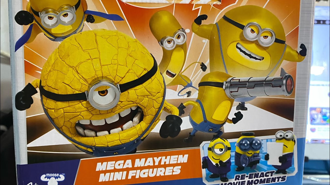 "Unbox the fun with Mega Mayhem Mini Figures Series 1 from Despicable ...