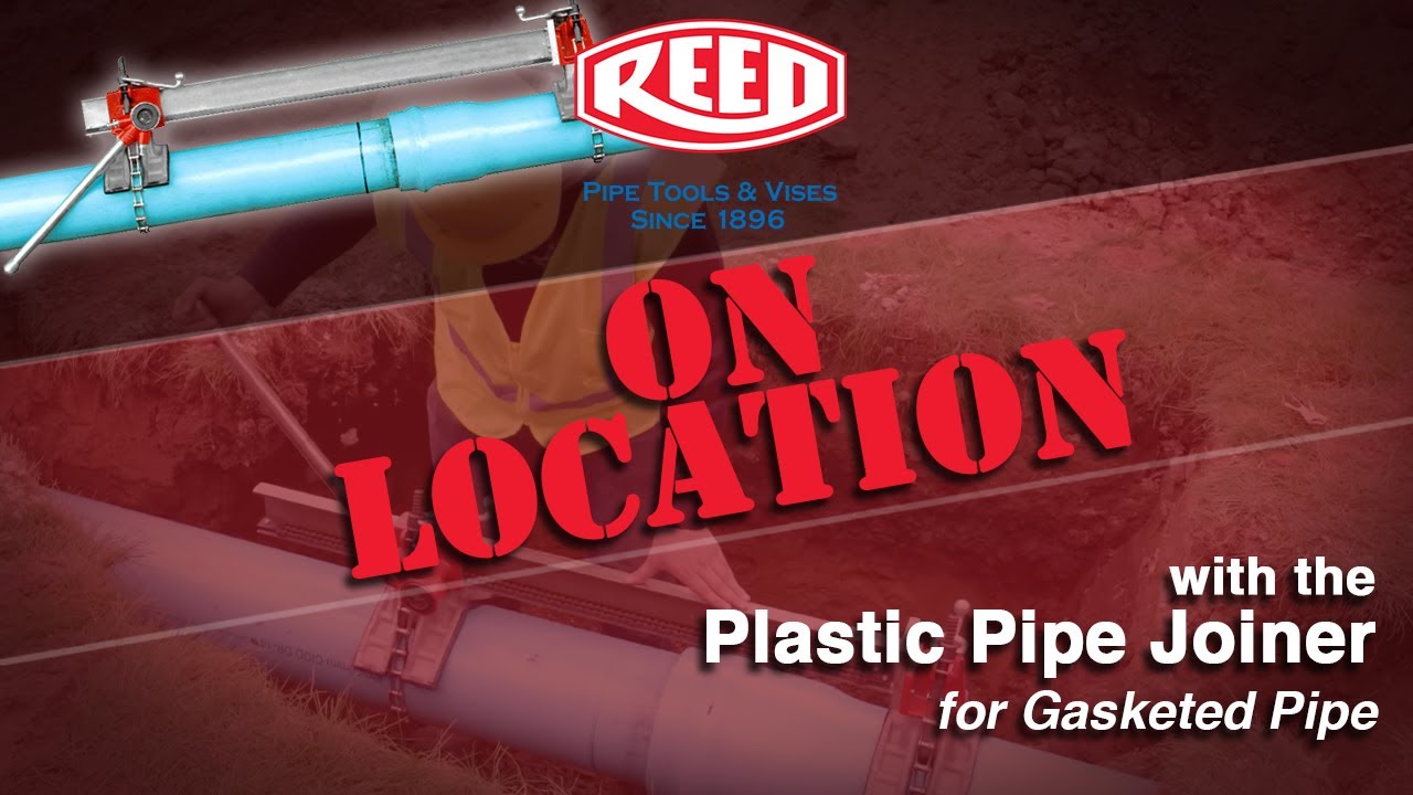 Plastic Pipe Joiner for Gasketed Pipe on Location - Reed Manufacturing ...