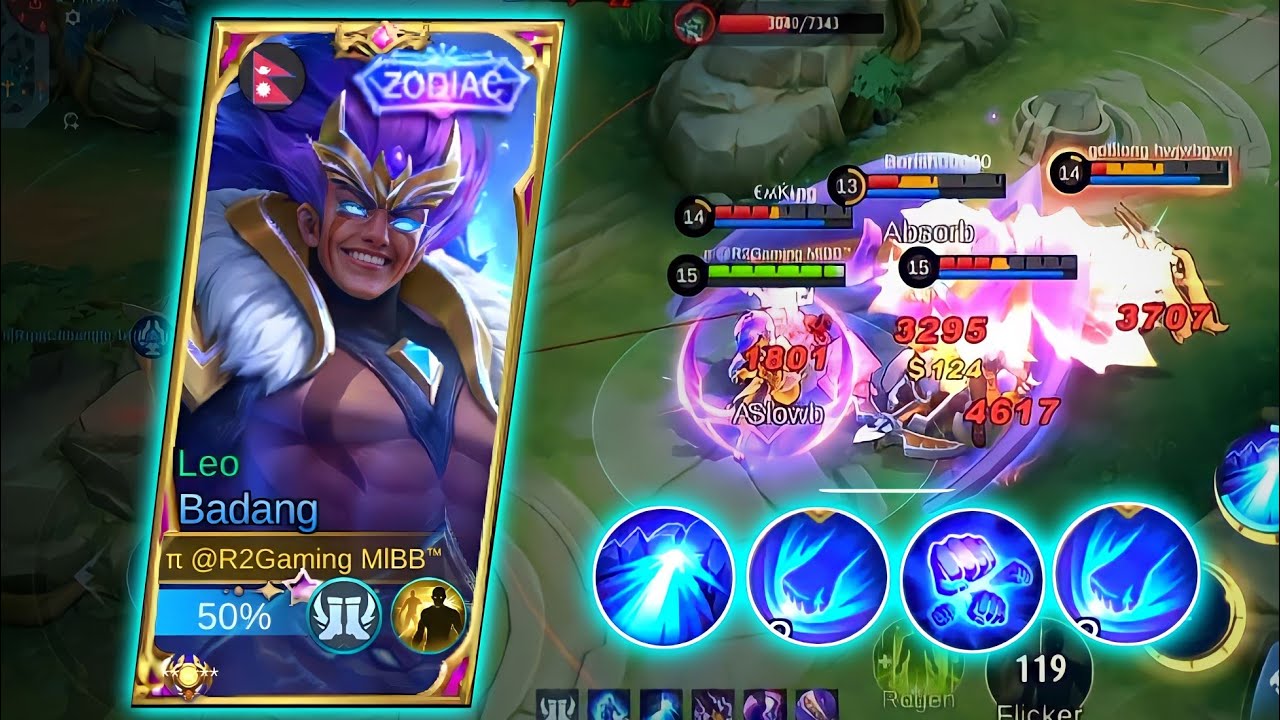 Badang best combo | Unbeatable badang 💪 | Badang best build and emblem ...