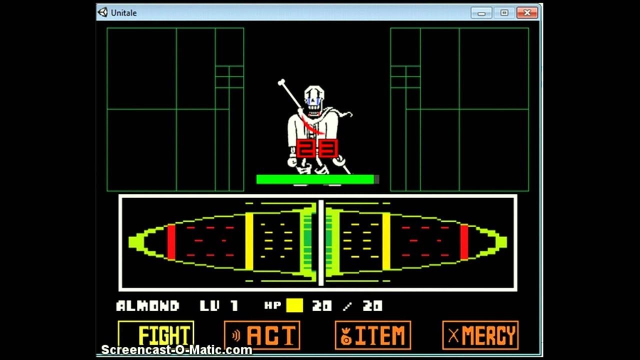 Genocide Papyrus Alternate Fight - YouTube