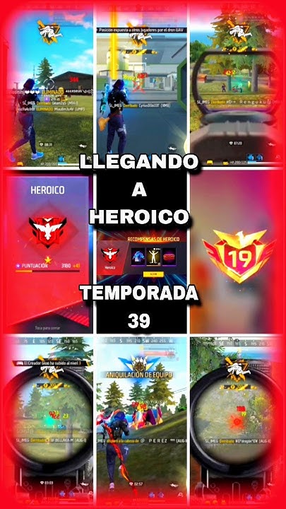 ASÍ FUE como logre LLEGAR A HEROICO en CLASIFICATORIA TEMPORADA 39 FREE FIRE ️‍🔥😱#freefire # ...