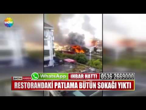 Restorandaki patlama bütün sokağı yıktı