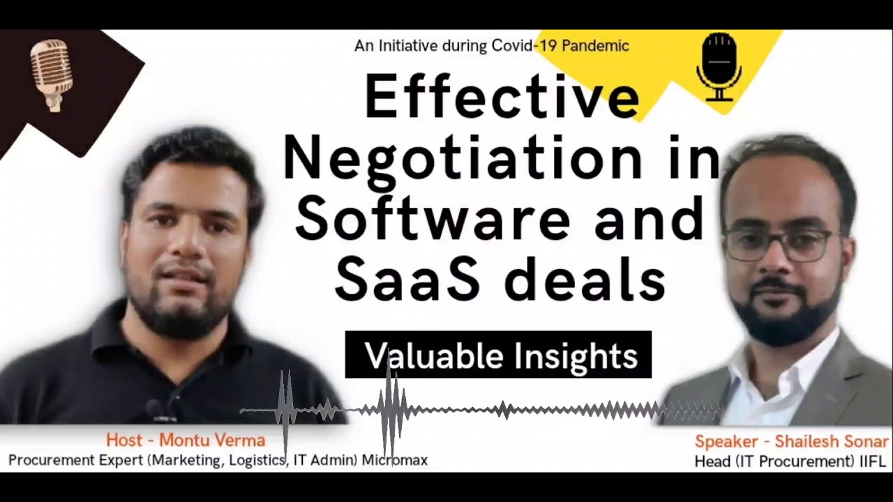 Webinar 02 || Powerful Negotiation Skill about IT Software Procurement ...