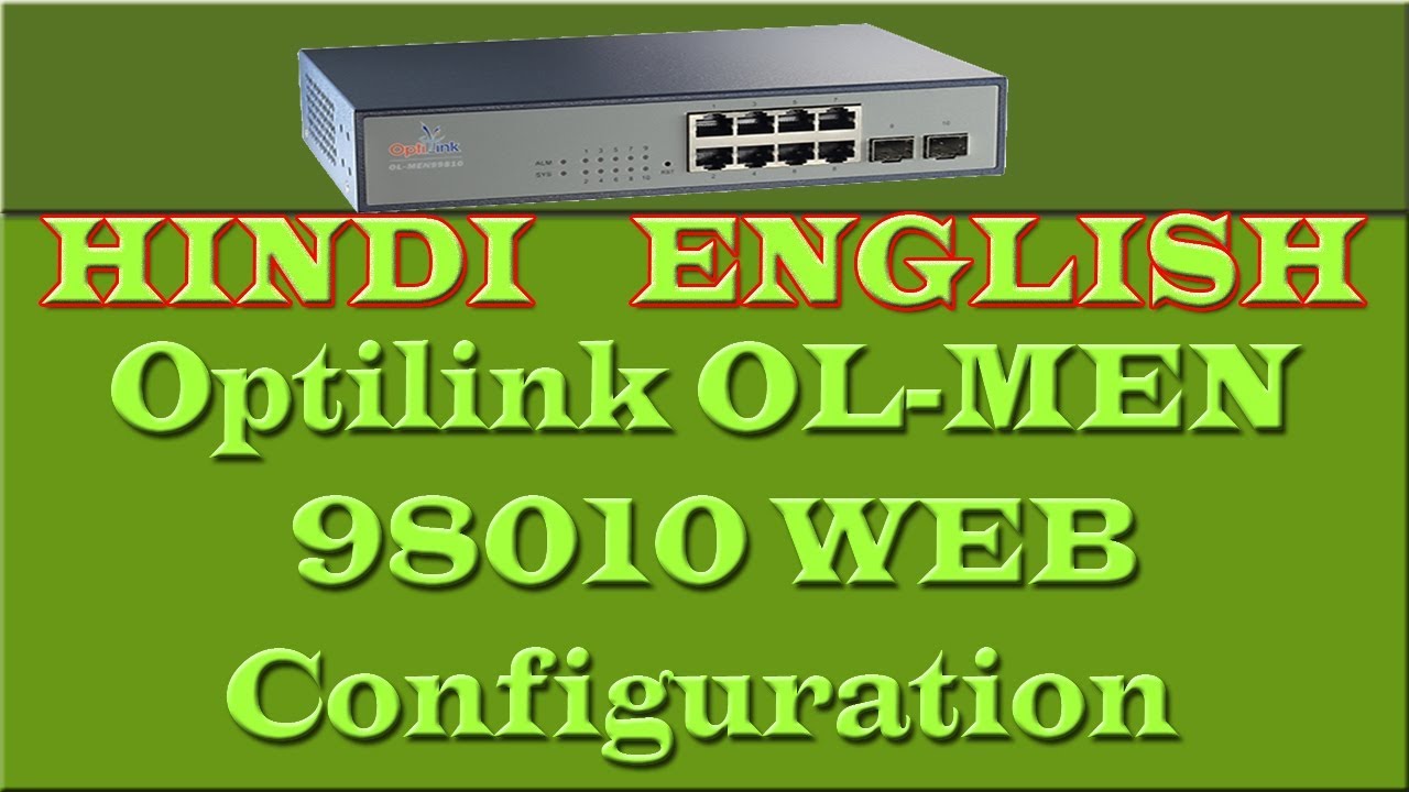 Optilink OL MEN 98010 Web a - YouTube