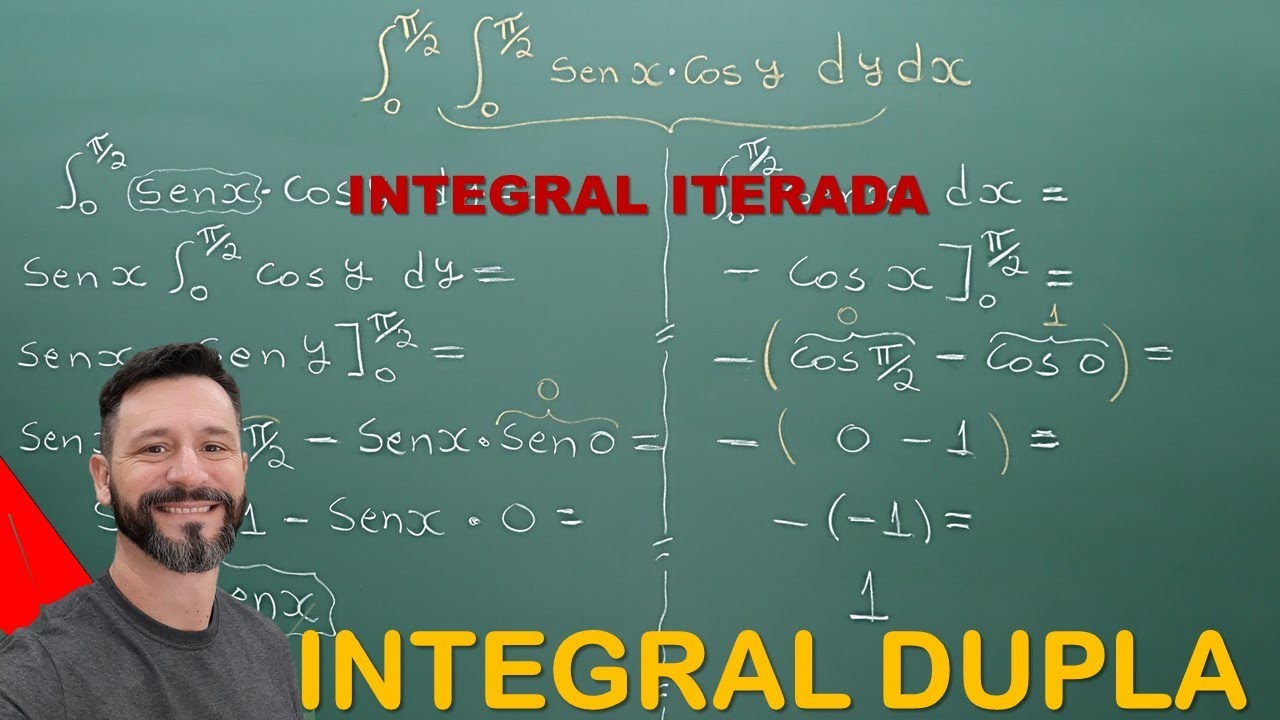 Como resolver integral dupla com seno e cosseno? | Integral Iterada ...