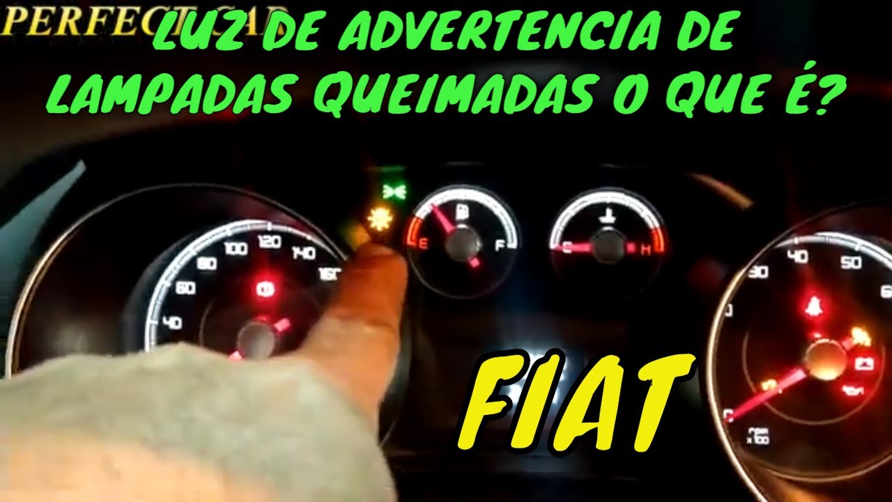 LUZES NO PAINEL ACESA LINHA FIAT O QUE É? LAMPADA DE ADVERTENCIA DE ...