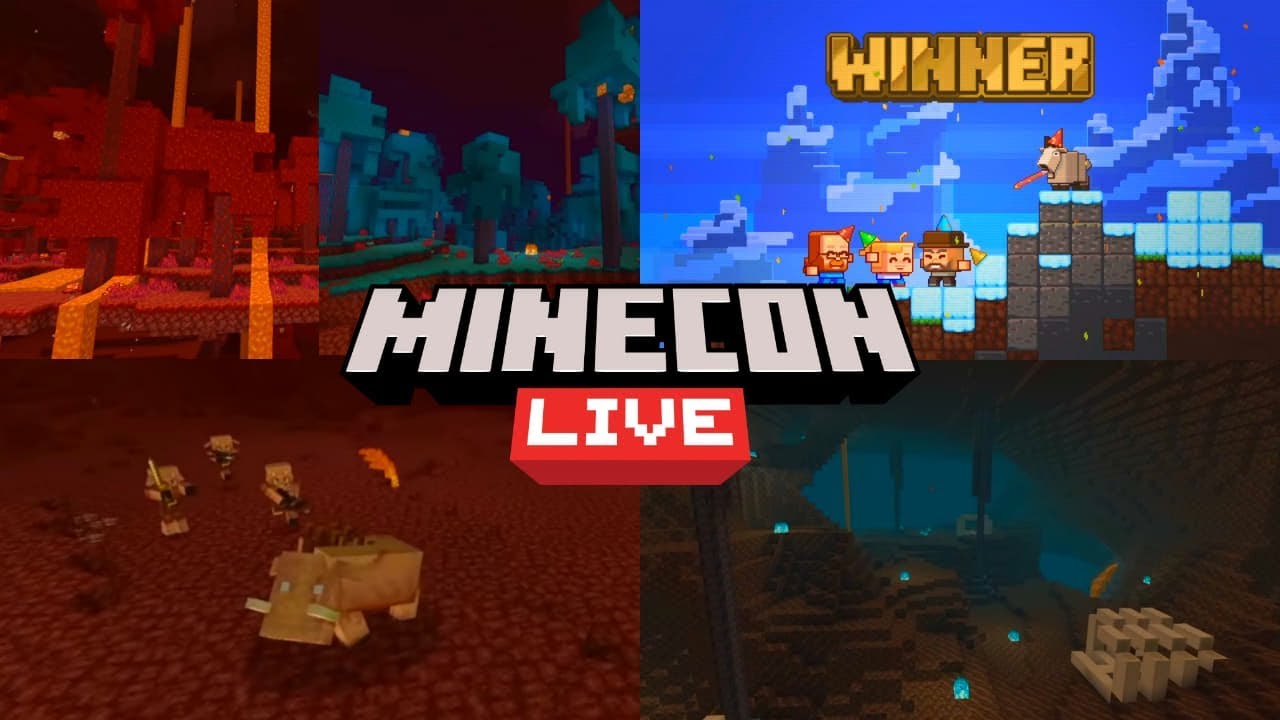 อัพเดทข่าวสาร งาน Minecon Live 2019! | เปลี่ยน Nether ครั้งใหญ่!! จะมี ...