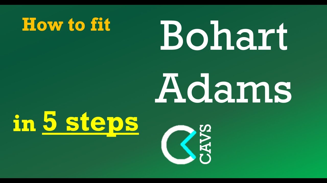 How to fit Bohart-Adams model in ONLY 5 STEPS! - YouTube
