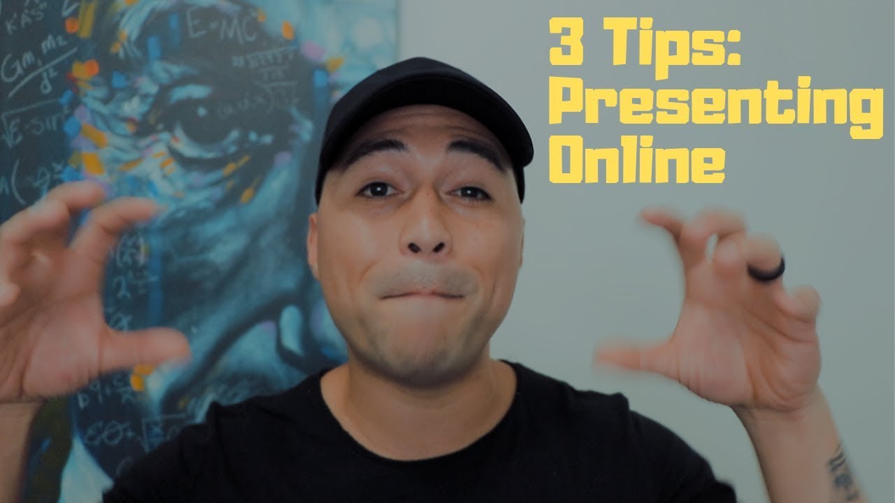 3 tips to online presenting - Max Knowles - YouTube
