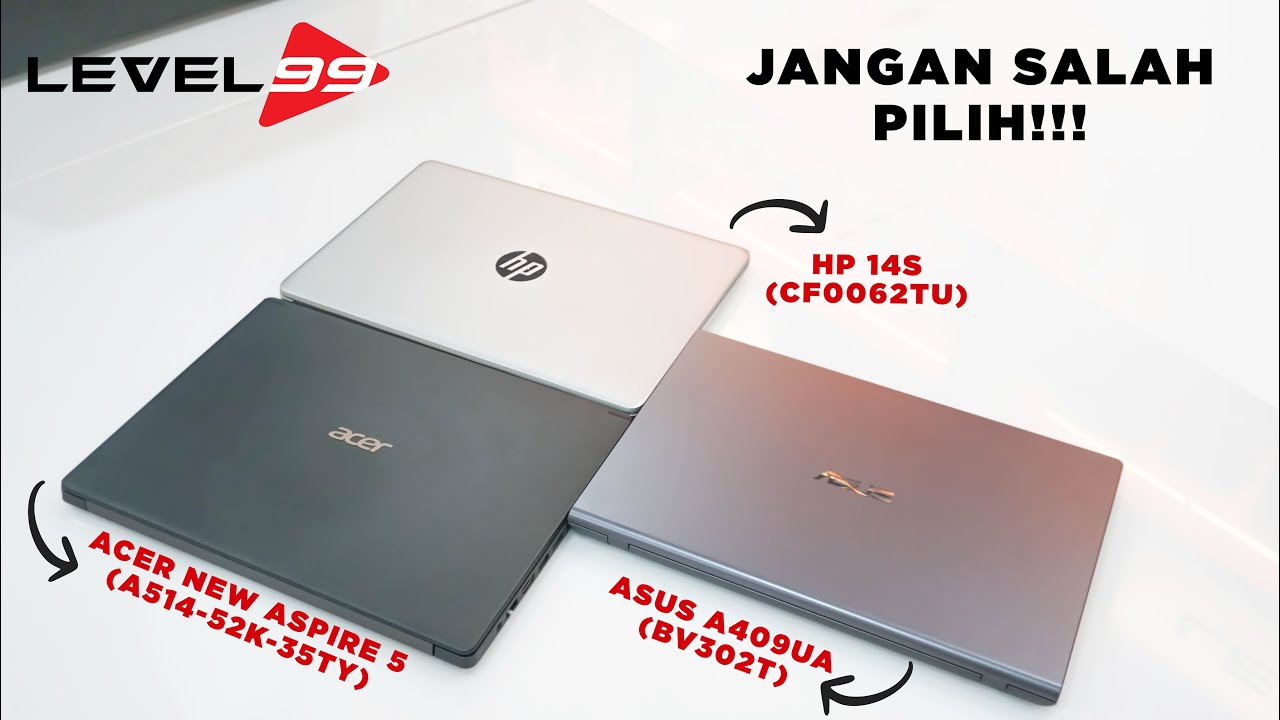 Komparasi laptop entry level dari Acer, Asus & HP with Level 99 Store ...