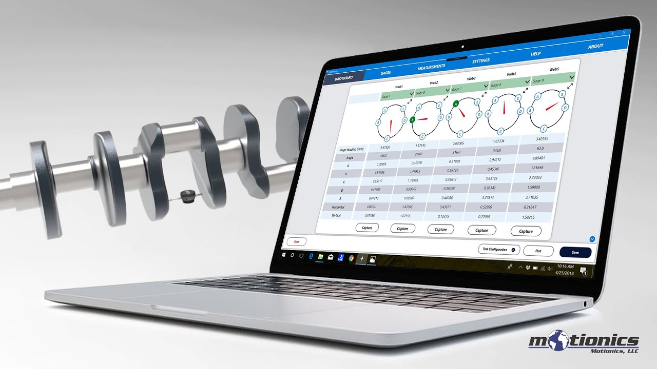 CrankSense: Wireless Crankshaft Deflection Test Software – Demo - YouTube