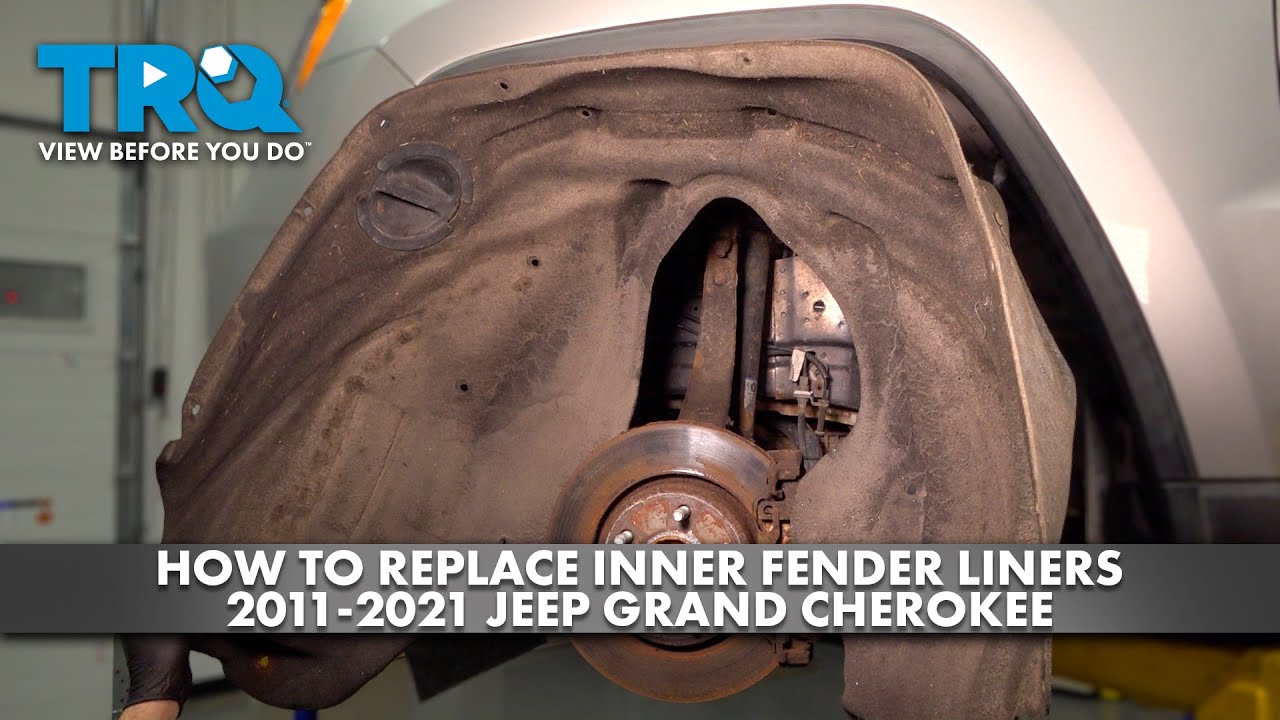 How to Replace Inner Fender Liners 2011-2021 Jeep Grand Cherokee - YouTube