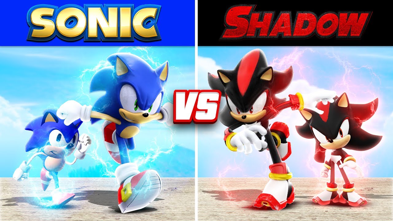 SONIC Family vs. SHADOW Family In GTA 5! (GTA 5 RP Mods) - YouTube