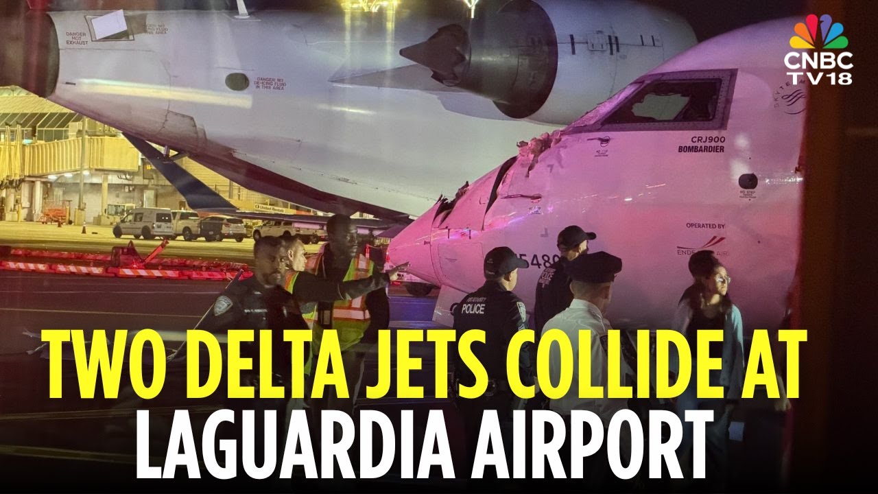 Two Delta Aircraft Collide While Taxiing At New York's LaGuardia ...