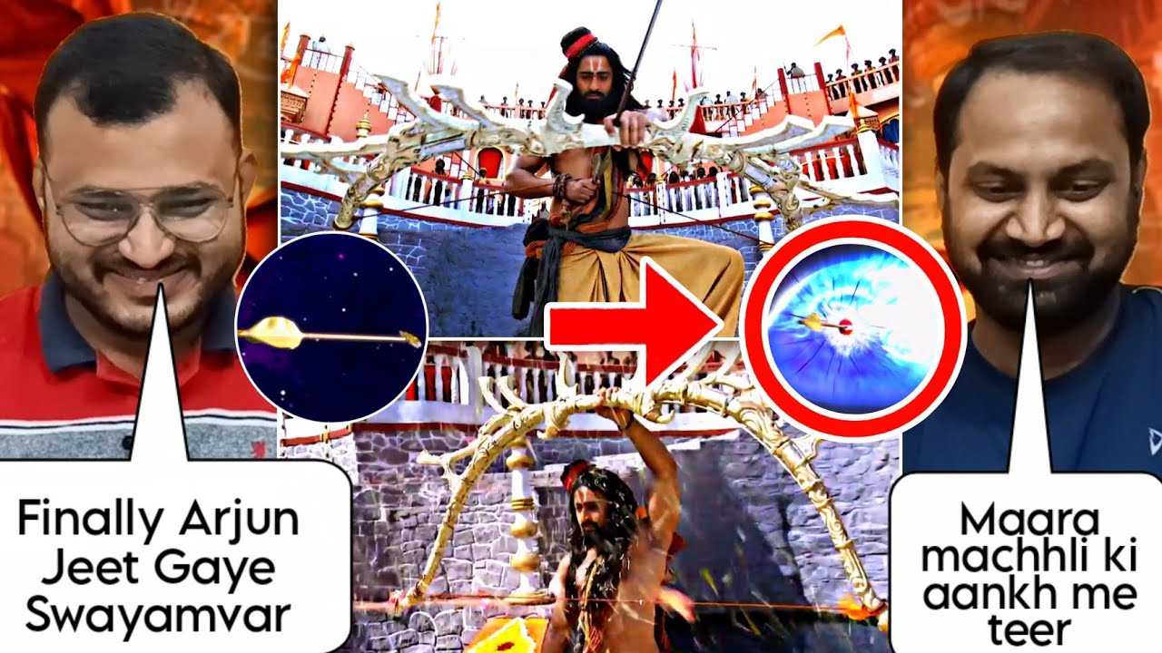 Mahabharat Episode 103 Part 2 | Reaction | Arjun hit the target with an ...