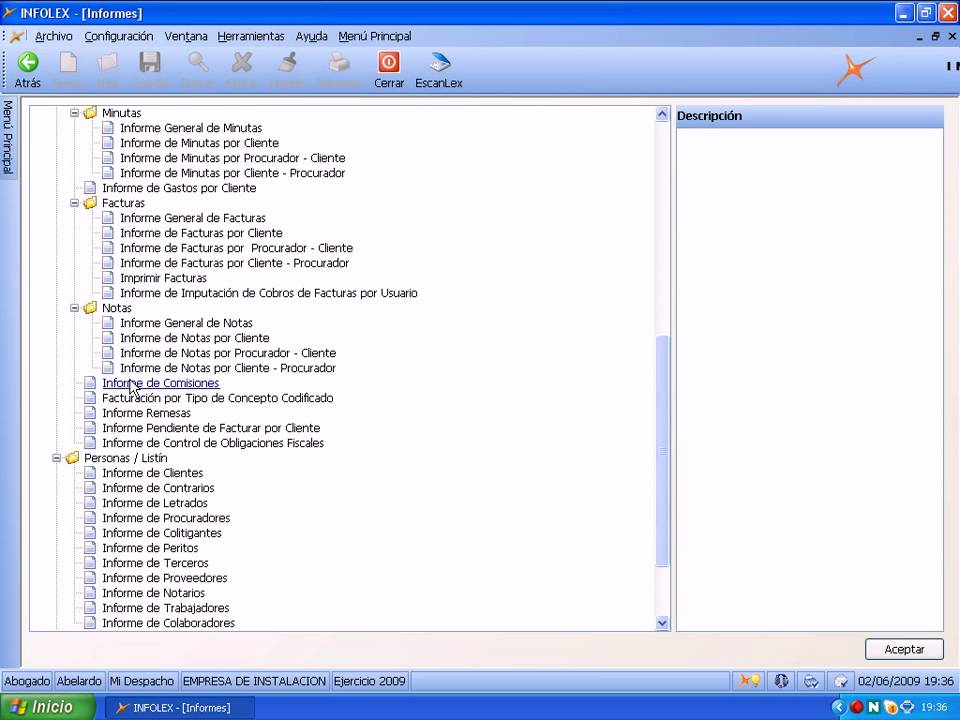 INFOLEX Gestion de Despachos de Abogados y Procuradores Parte 12 - YouTube
