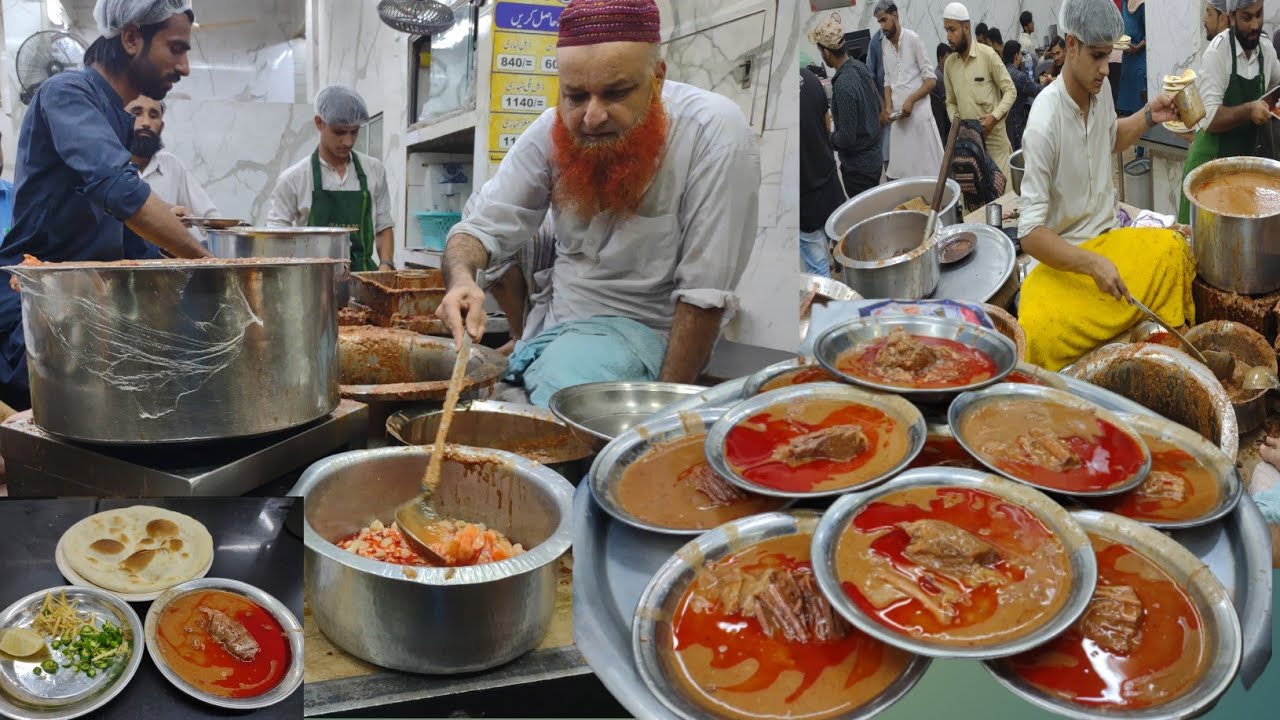 Zahid Nihari Famous In Karachi Street Food | Special Brain Nihari ...