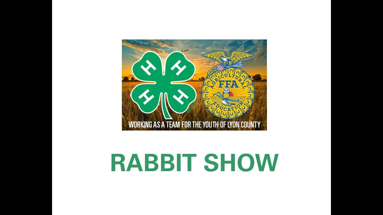 Lyon County Iowa 4-H/FFA - Rabbit Show 2023 - YouTube