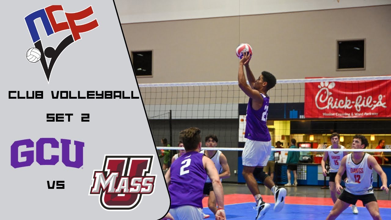 GCU Club B vs U Mass Amherst Club A - Set 2 | NCVF Nationals 2023 D1AAA ...
