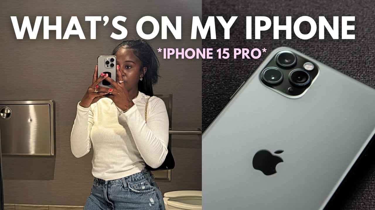 WHAT’S ON MY IPHONE 15 pro? | iOS 18, apps that are essential! - YouTube