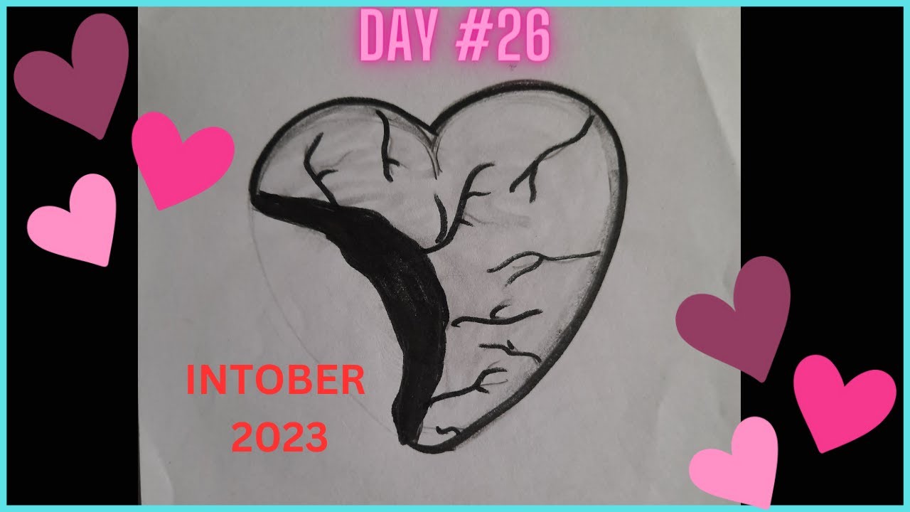INKTOBER 2023 | Day #26 | Easy way to Draw “REMOVE HEART”| Easy drawing ...