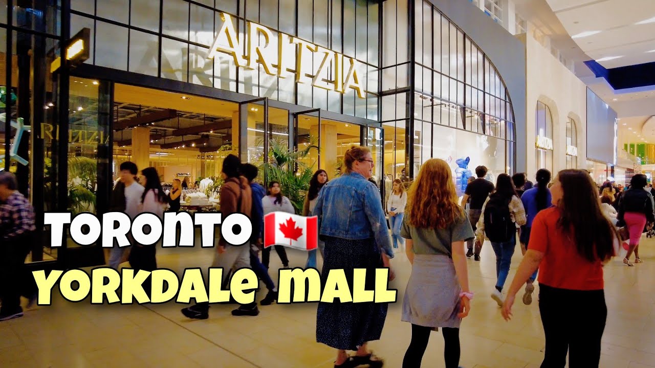 Toronto Yorkdale Shopping Centre Mall, Toronto Canada 4k - YouTube
