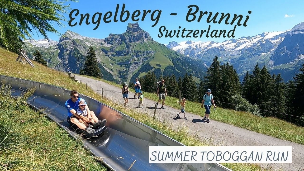 Must-Try Summer Activity in Engelberg - Brunni Summer Toboggan - YouTube