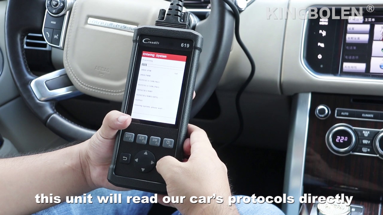 Launch creader CR619----the latest powful DIY OBDII scanner - YouTube