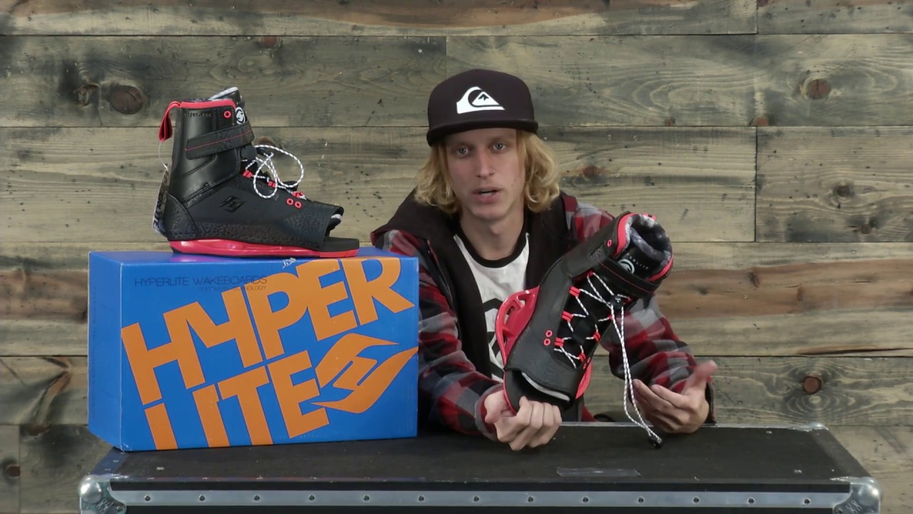 Hyperlite Focus Wakeboard Bindings - Review - The-House.com - YouTube