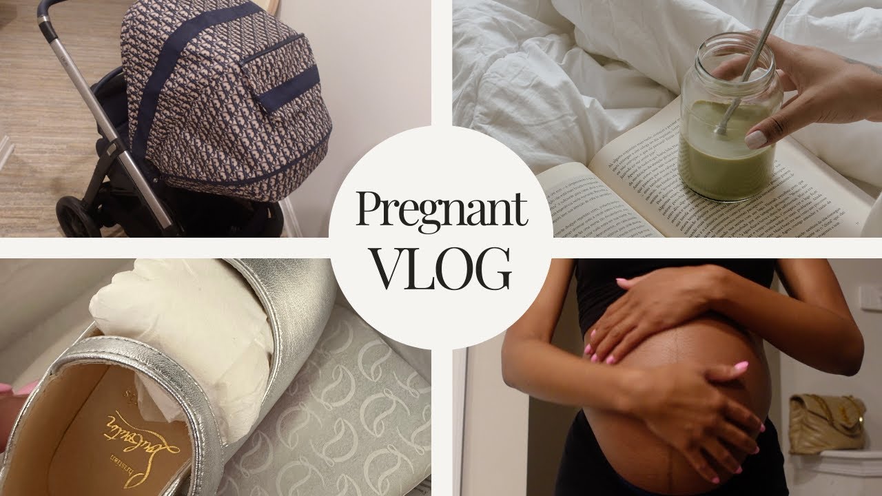 August Vlog | 38 Weeks Pregnant EVERYTHING DESIGNER for Baby Girl - YouTube