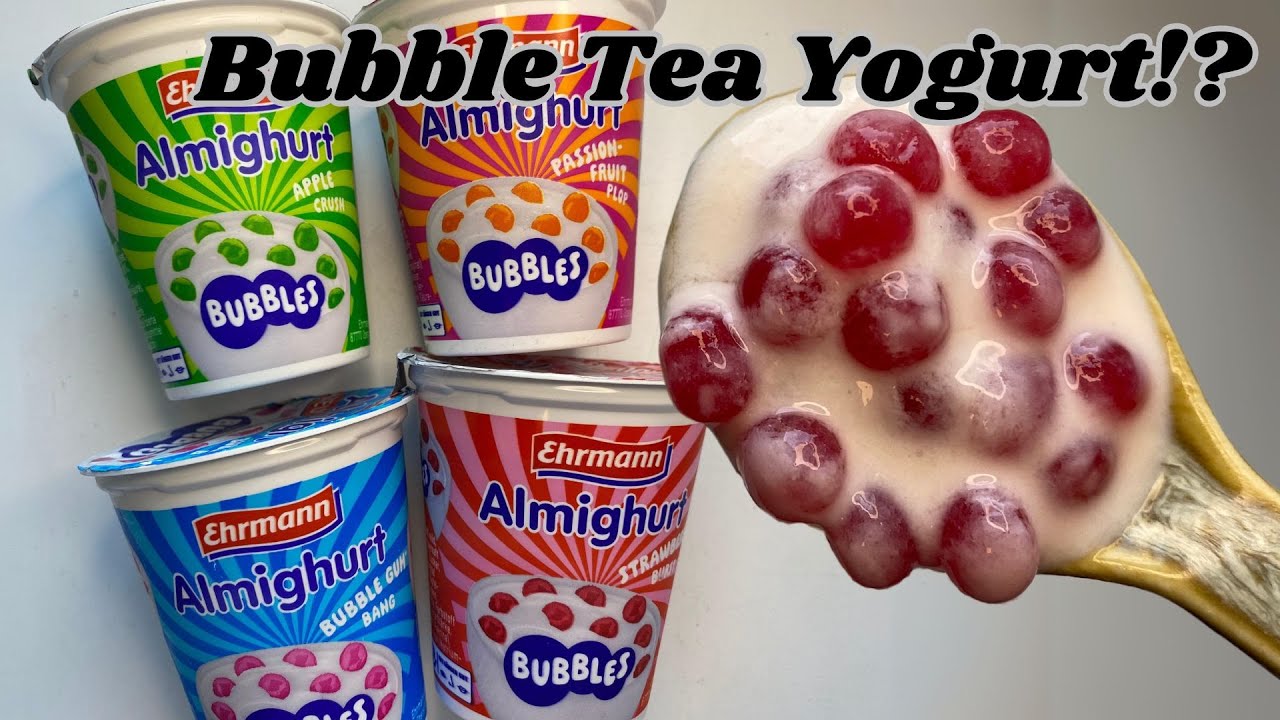 New Bubble Tea Yogurt; complete fail or good idea?! - YouTube