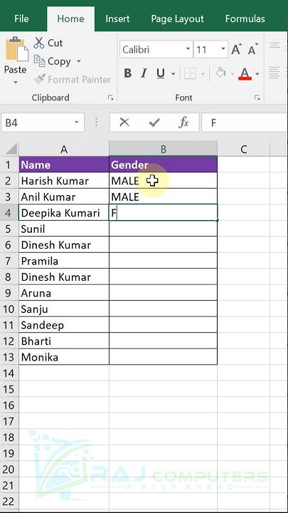 Auto Correct in excel | Raj Computers | Raj sir #shorts #autocorrect #exceltricks #rajsir275 ...
