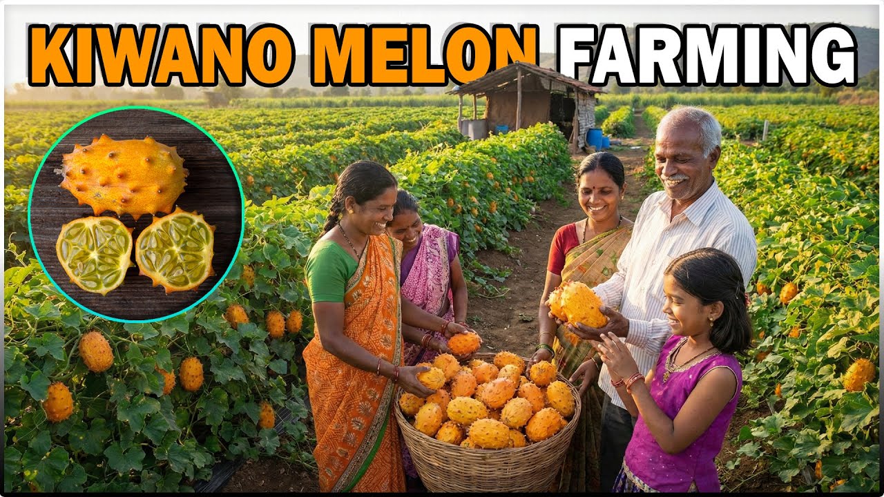 Kiwano Melon (Horned Melon) Farming: Cultivation, Care & Harvesting ...