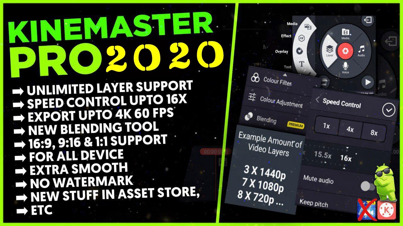 Kinemaster 2020 MOD- Powerful Tool For Android Video Editing {Latest ...