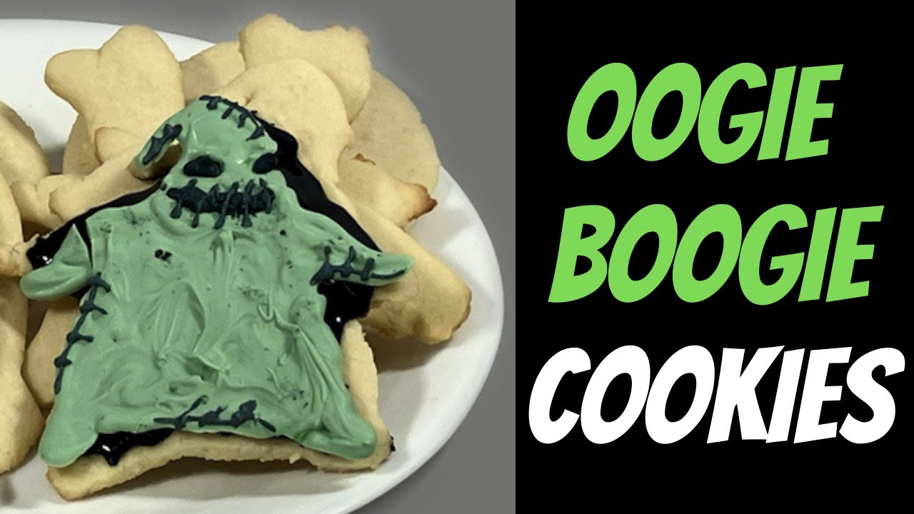 DIY Oogie Boogie Sugar Cookies | FREE Templates #oogieboogie # ...