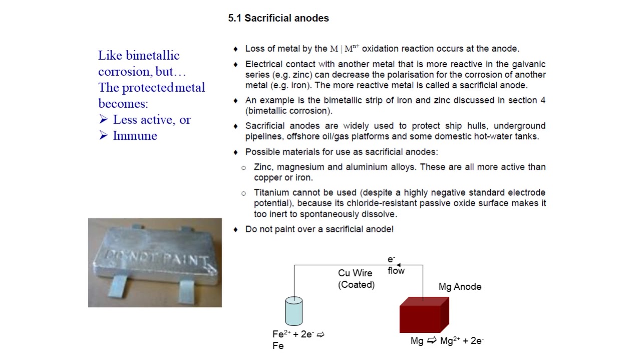 Corrosion Lecture 8: Corrosion protection - YouTube