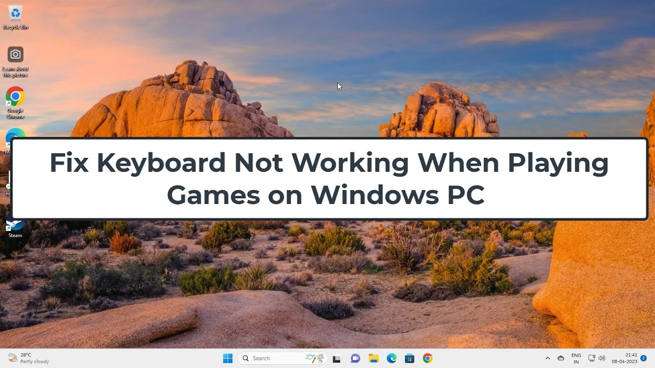 Fix Keyboard Not Working When Playing Games on Windows PC - YouTube